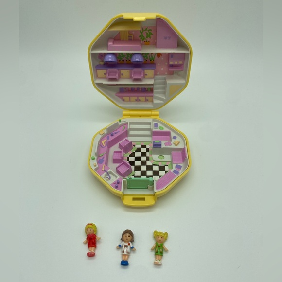 Blue Bird | Toys | Vintage 99 Polly Pocket Pollys Hairdressing Salon ...